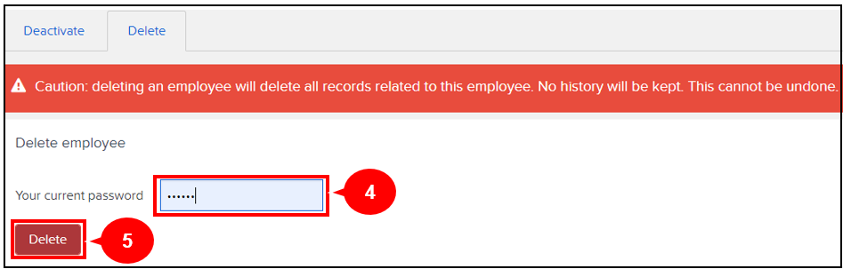 Completely delete registered employee accounts – Workcloudヘルプセンター