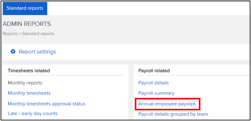 Output Payroll details – Workcloudヘルプセンター
