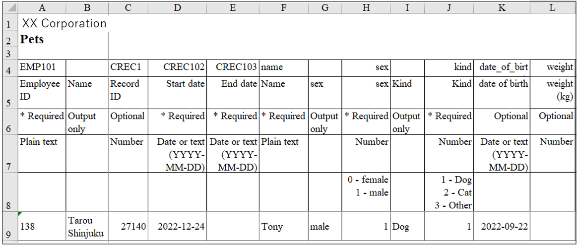 Data import for Custom tables – Workcloudヘルプセンター
