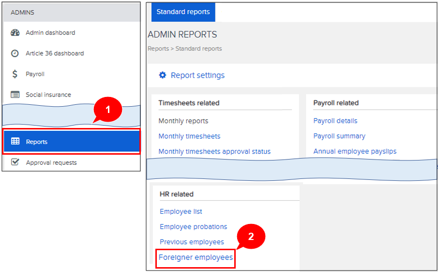 Check visa expiry dates for employees – Workcloudヘルプセンター