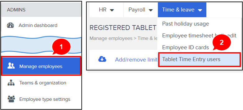 Use "Team common check in/out page" – Workcloudヘルプセンター