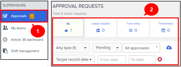Approve time & leave requests – Workcloudヘルプセンター