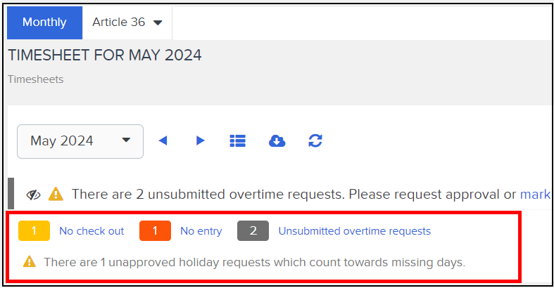 Submit Timesheet – Workcloudヘルプセンター