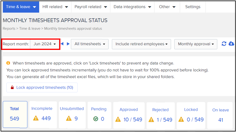 Timesheet Lock – Workcloudヘルプセンター