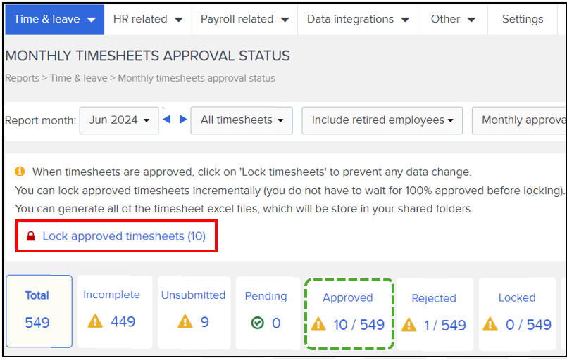 Timesheet Lock – Workcloudヘルプセンター