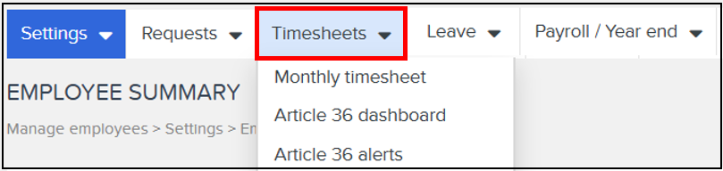 Correct an approved timesheet – Workcloudヘルプセンター
